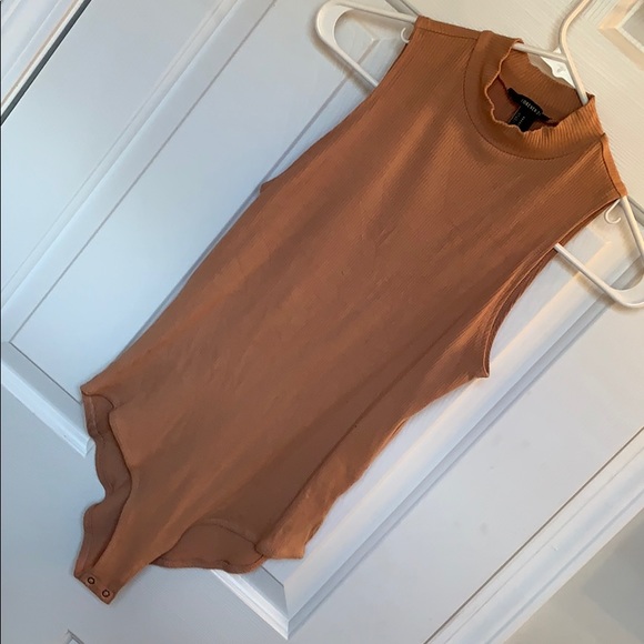 Tops | Tan Bodysuit | Poshmark